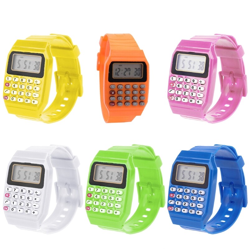 Fad Children Silicone Date Multi-Purpose Kids Electronic Calculator ...