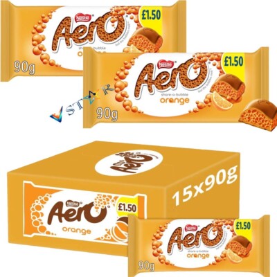 Aero Orange Sharing Bar Perfect Gift with Gift box 90g Perfect Kids ...