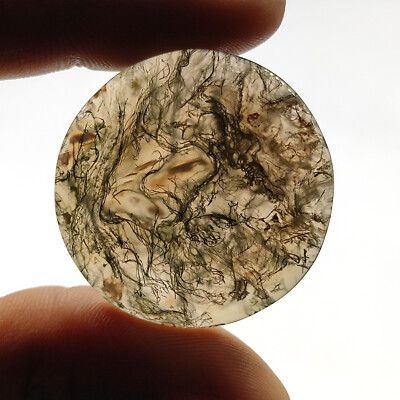 Rectangle shape natural green moss agate cabochon healing gemstone ...