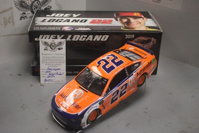 2019 Joey Logano Auto Trader 1/24 Action NASCAR Diecast Autographed | eBay