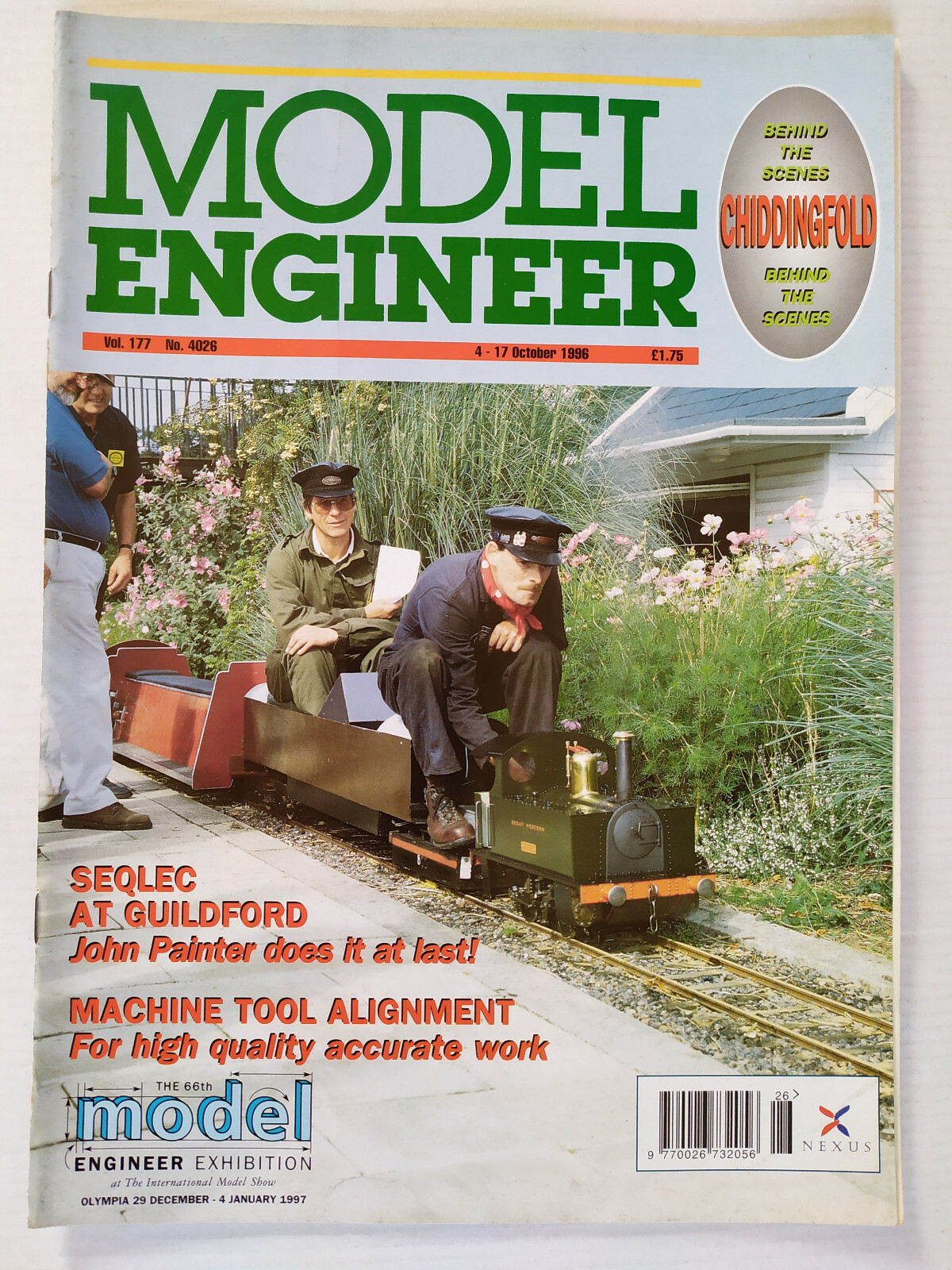 MODEL ENGINEER MAGAZINE Volume 177 Numbers 4020 - 4031 July 1996 ...