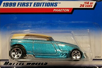 Vintage Hot Wheels Phaeton 1999 First Editions 14/26 Collector #916 L15 ...