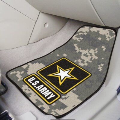 United States Army Military Front Floor Mats, Carpet Car Set, 18x27 ...