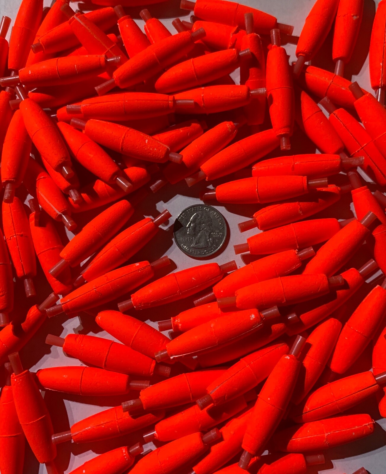 25 COMAL TACKLE Cigar Floats SLOTTED Choose 2" 2.5" 3" 8 Colors Fishing ...