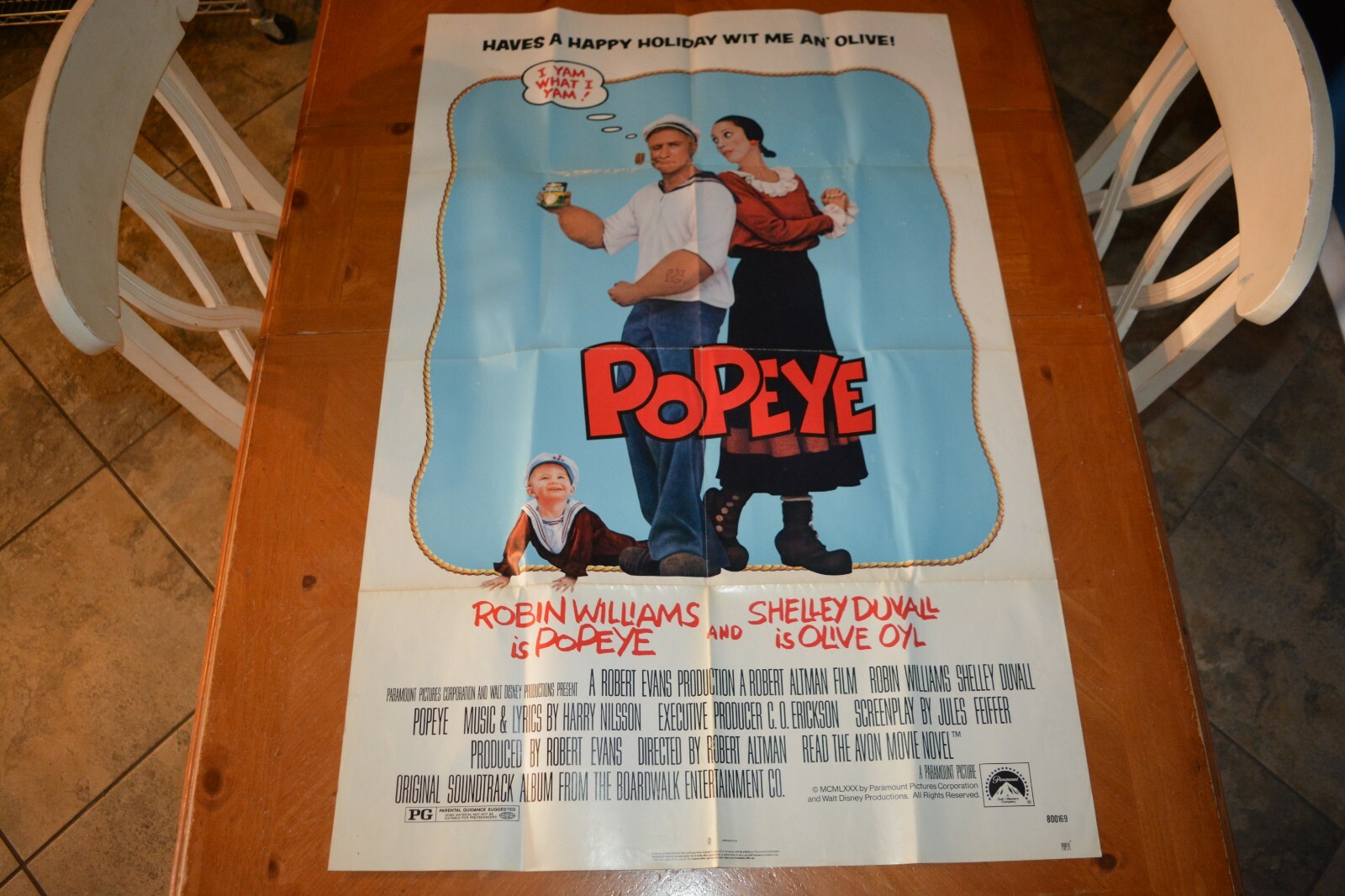 Popeye Robin Williams Poster