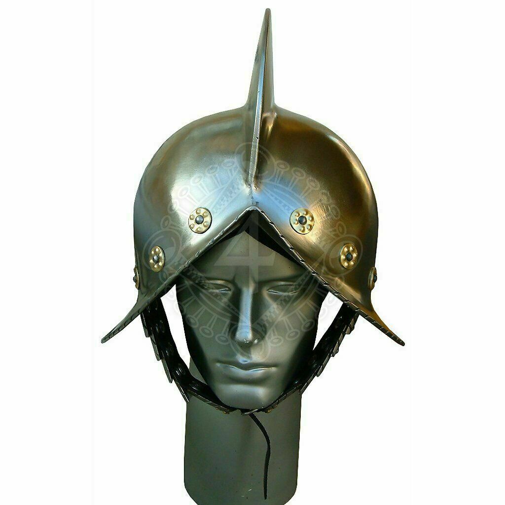 Medieval Spanish Morin Helmet Brass Fitting Armor Spanish Marion Helmet ...