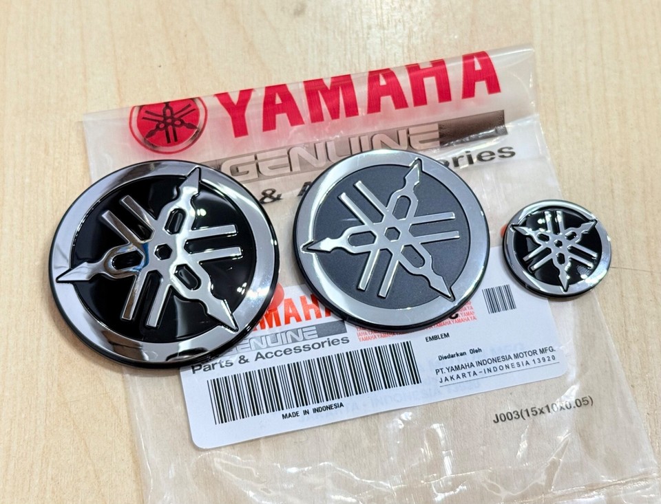 YAMAHA STICKER LOGO TUNING FORK DECAL EMBLEM 12-55 mm " ALL COLOR ALL ...