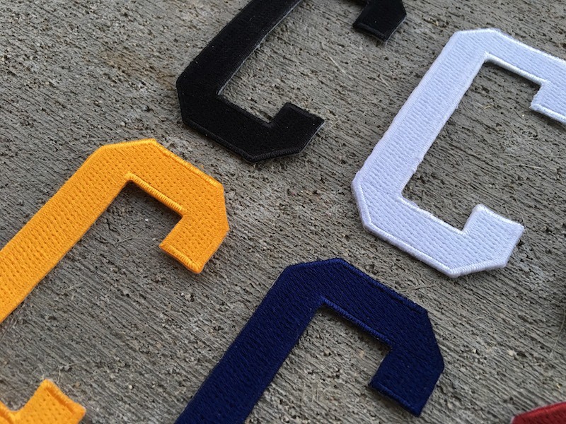 Mini Captain C Patch for Jersey Football Baseball Softball Hockey ...