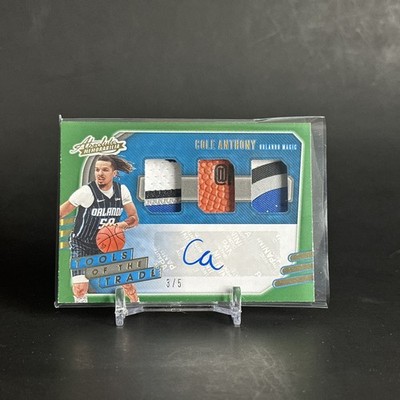 2020-21 Panini Absolute Cole Anthony Tools of the Trade Rookie Patch ...