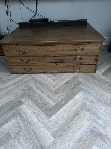 PLAN DRAWERS VINTAGE CHEST MAP ARCHITECTS THREE DRAWERS RETRO | eBay UK