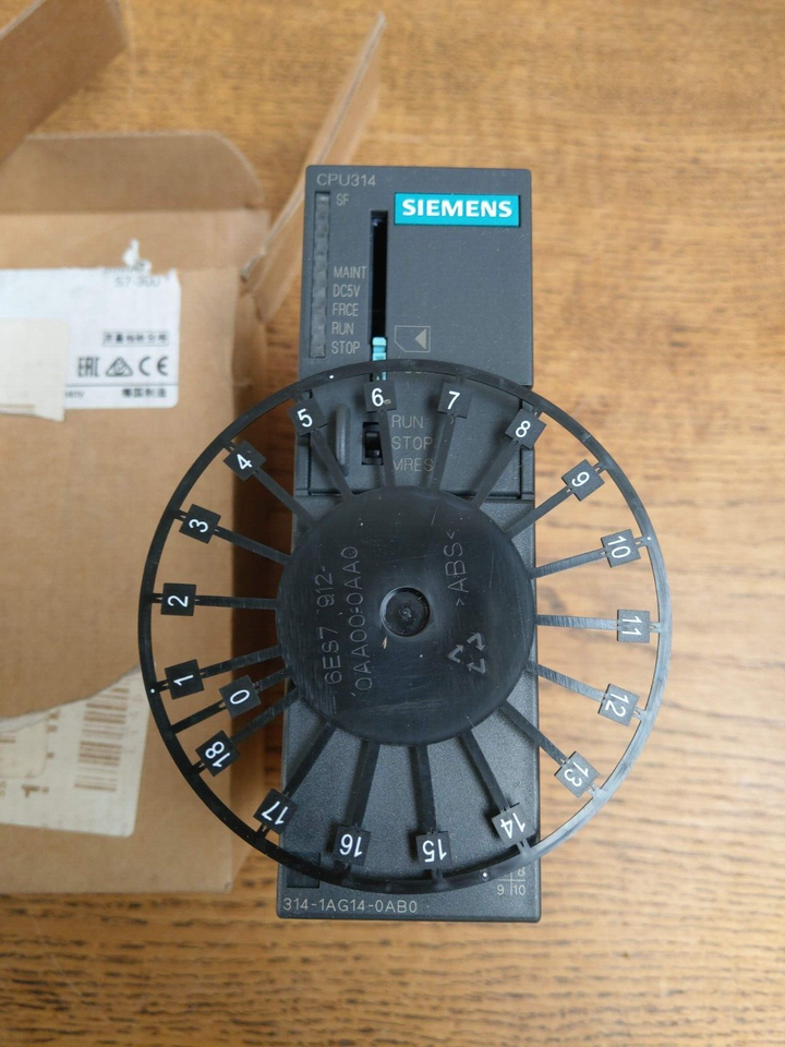 6ES7 314-1AG14-0AB0 Siemens S7-300 CPU 314 CPU Mit Mpi Schnittstelle | eBay