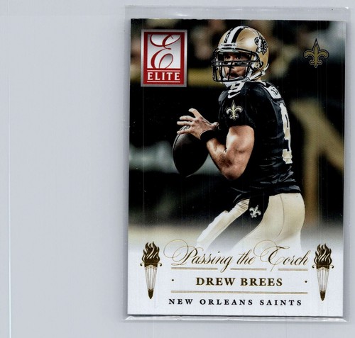 2015 Donruss #3 Drew Brees / Garrett Grayson Saints Elite Passing the ...
