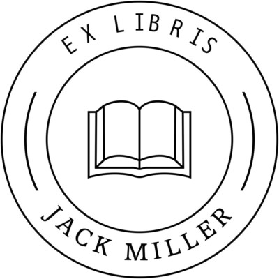 Custom Ex Libris Embosser: Personal Library Mark, Book Lover's - size 1 ...