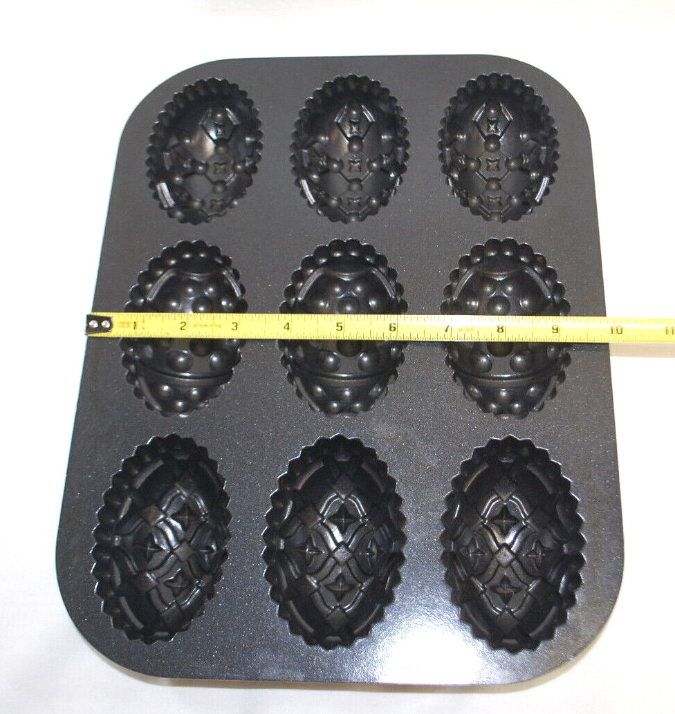 Nordic Ware Easter Egg Mini Cake Pans Cast Aluminum Set of 2 Pans T1097 ...