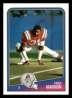 1988 Topps Fred Marion #188 New England Patriots Mint | eBay