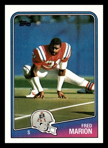1988 Topps Fred Marion #188 New England Patriots Mint | eBay