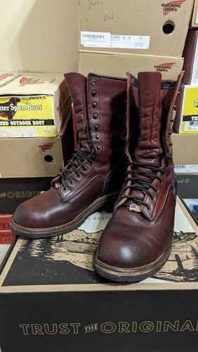 vintage red wing logger - Gem