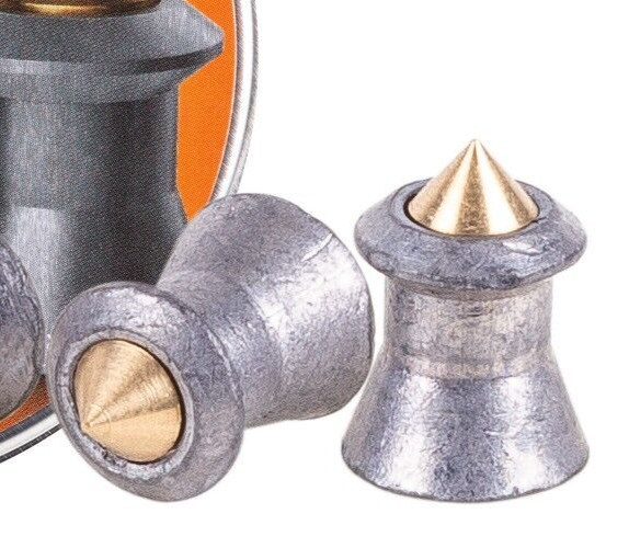 H&N Hornet Pistol 250 Count BRASS POINTED 4.5mm .177 Caliber Pellets ...
