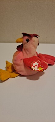 Ty Beanie Baby Strut The Rooster 1996 Rare- RETIRED W/ Tags | eBay
