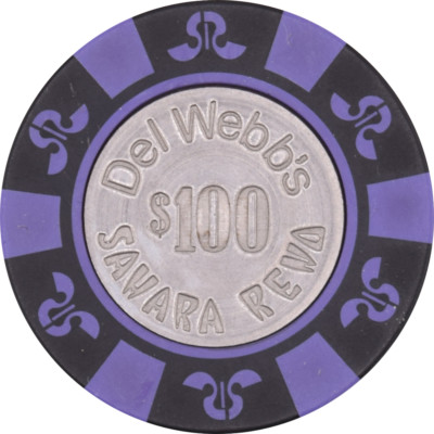 Sahara Del Webb's Casino Reno Nevada $100 Spun Chip 1990s | eBay