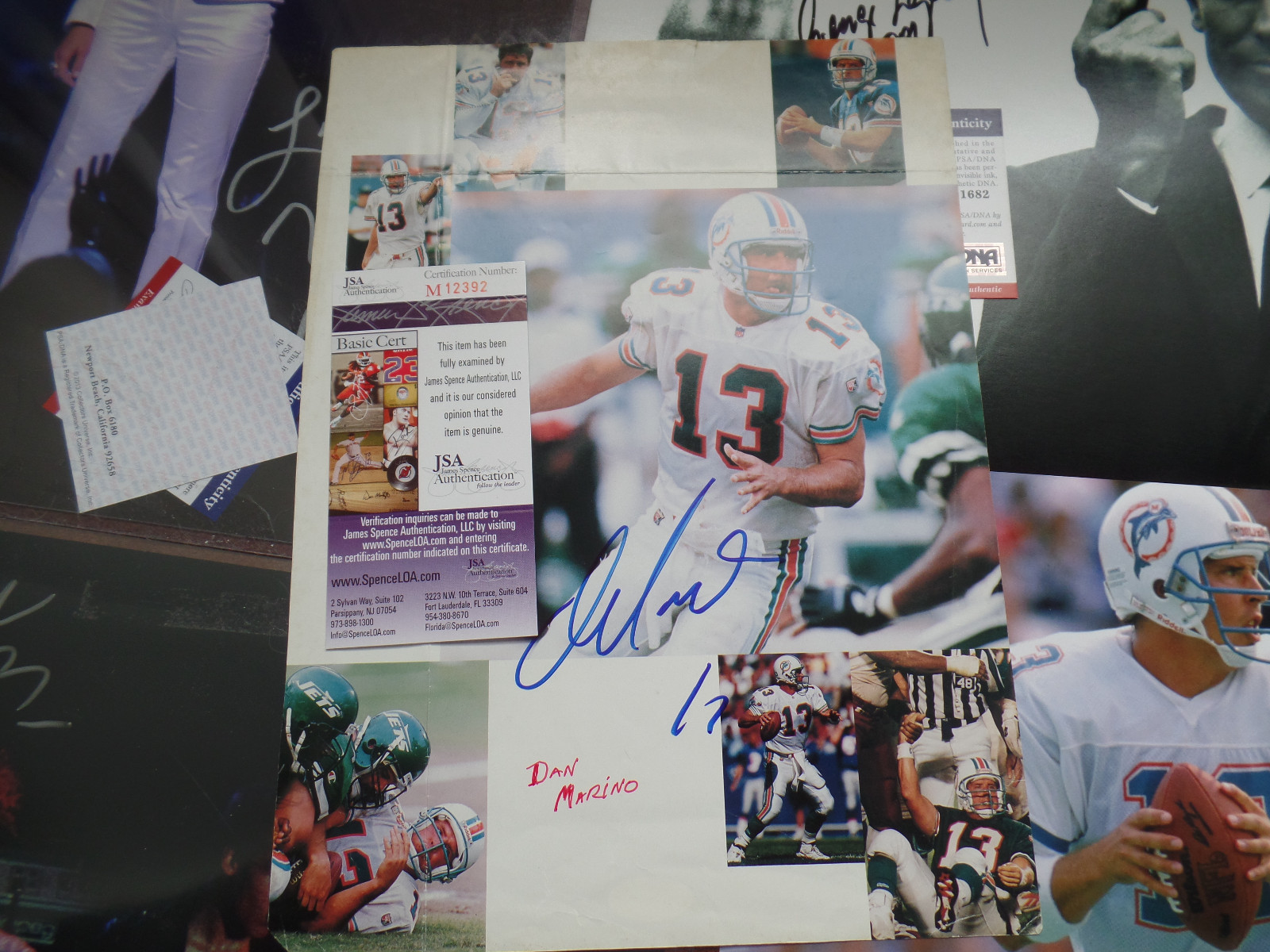 Dan Marino | Autographed Football Memorabilia & NFL Merchandise
