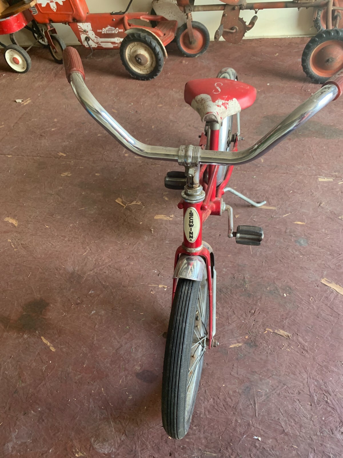 Vintage Schwinn Red Pixie Bicycle Original 46" x 29" | eBay