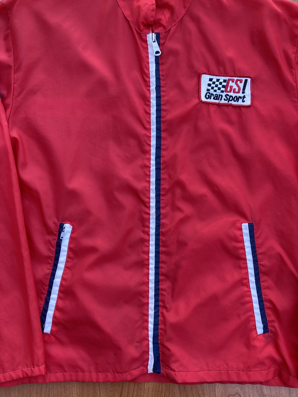 Vintage Buick Gran Sport 60s Racing Jacket Windbreaker NASCAR F1 Size ...