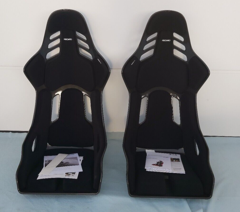 RECARO PODIUM CF SEATS, M PAD KIT, BRAND NEW. 078.01.1B21 + 2B21 IN ...