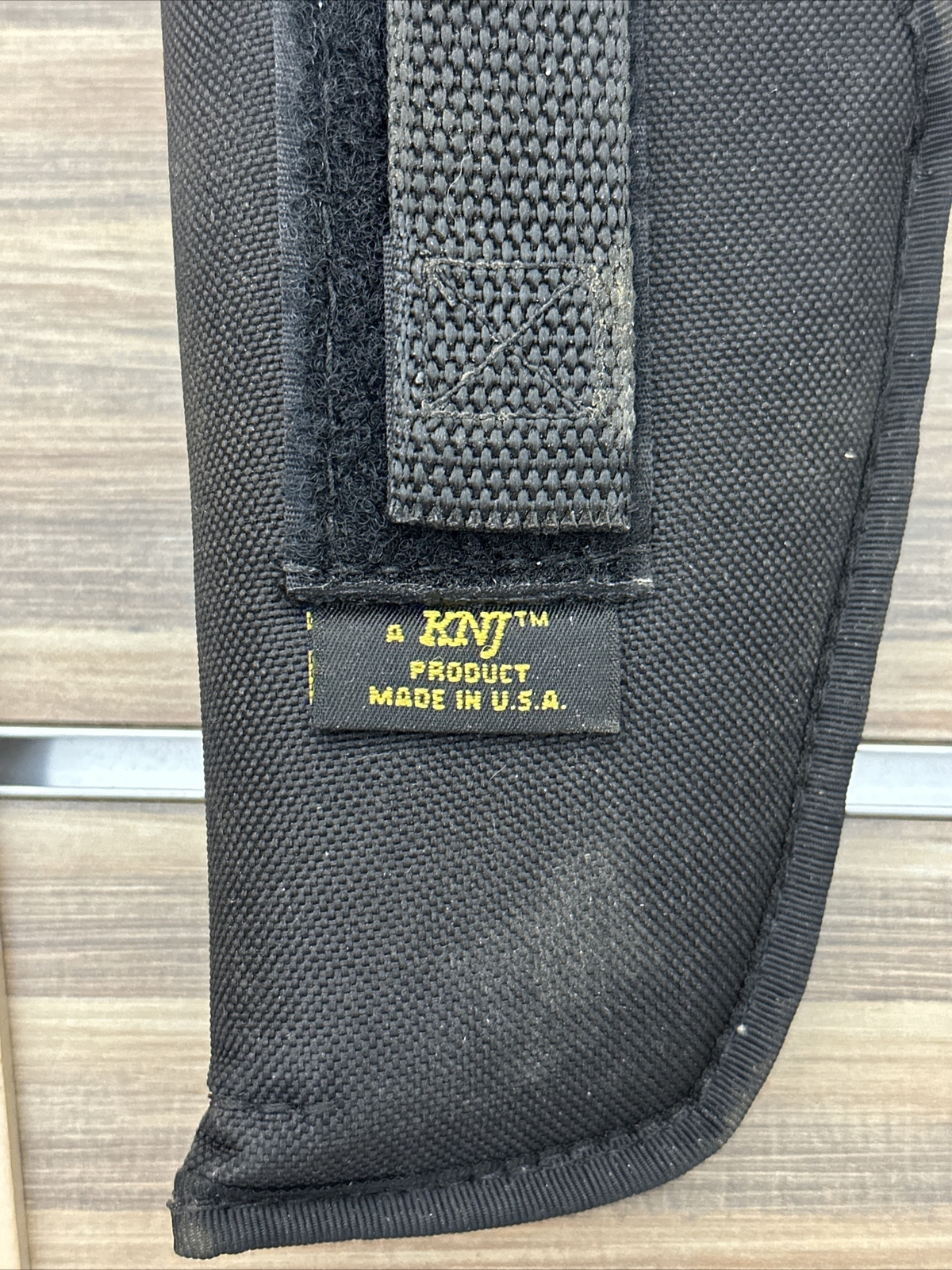 KNJ Holster Nylon w/ Belt Loop + Used Hook/ Loop Strap Firearms Pistol ...