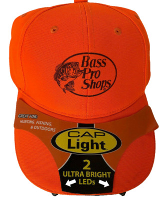NEW Bass Pro Shops Men's Blaze Light Adjustable Fishing/Hunting Hat ...