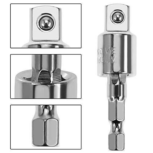 Impact Grade Driver Sockets Adapter Extension Set Drill Bit 3Pcs ...