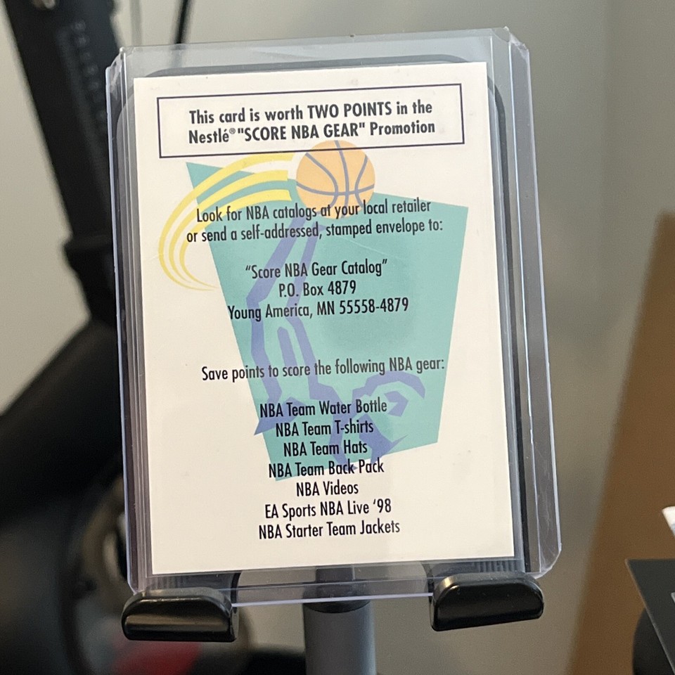 1997 Slam Dunk Card Series Checklist Upper Deck Michael Jordan Kobe ...