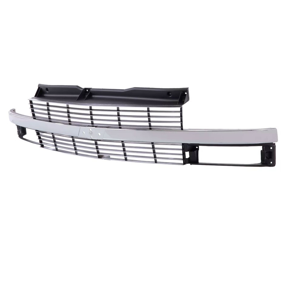 For 1995-2005 Chevy Astro Silver Grille w/Chrome Center Bar Composite ...