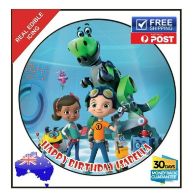 RUSTY RIVETS Edible Icing Sheet Images Birthday Cake Topper Decoration ...