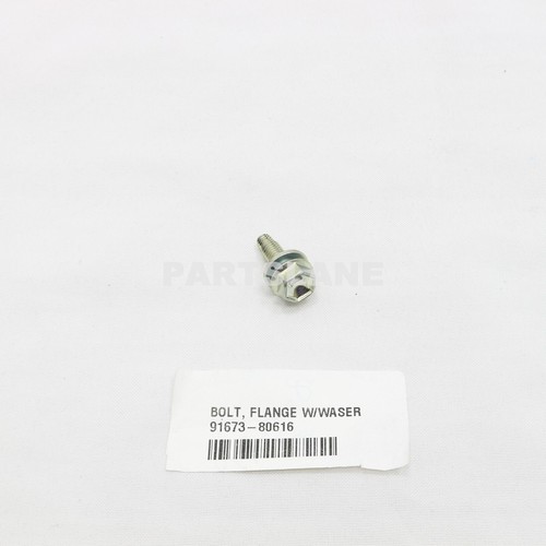 91673-80616 Toyota OEM Genuine BOLT, FLANGE W/WASER | eBay