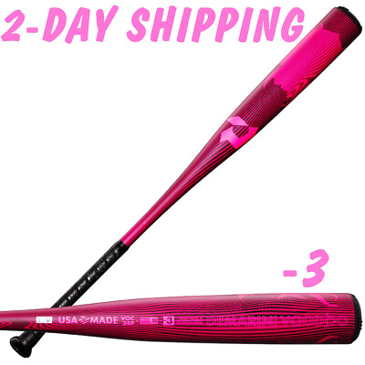 2024 DeMarini Neon Pink VOODOO ONE 33" / 30 oz Alloy Adult BBCOR Bat ...