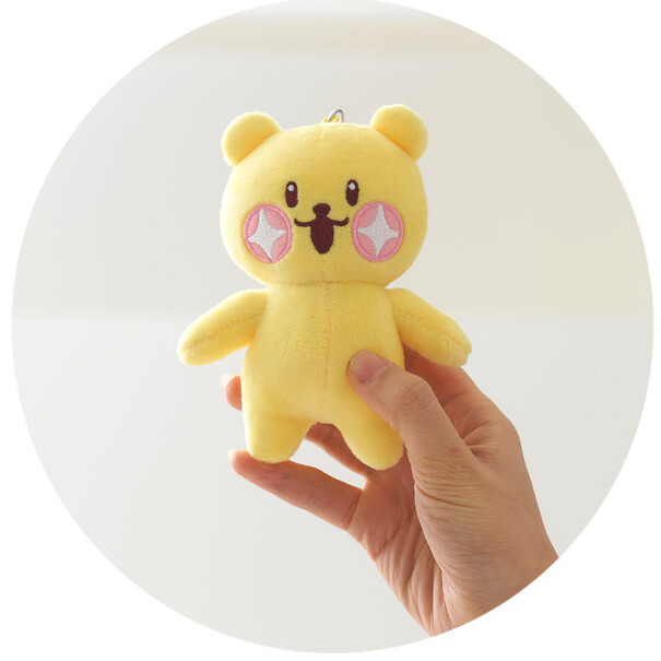 Cookie Run Kingdom Official Plush Keyring Keychains 4Type Cream Puff ...