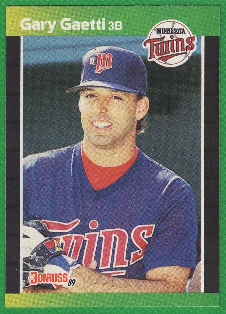 Gary Gaetti - 1989 Donruss #64 - Minnesota Twins Baseball Card | eBay