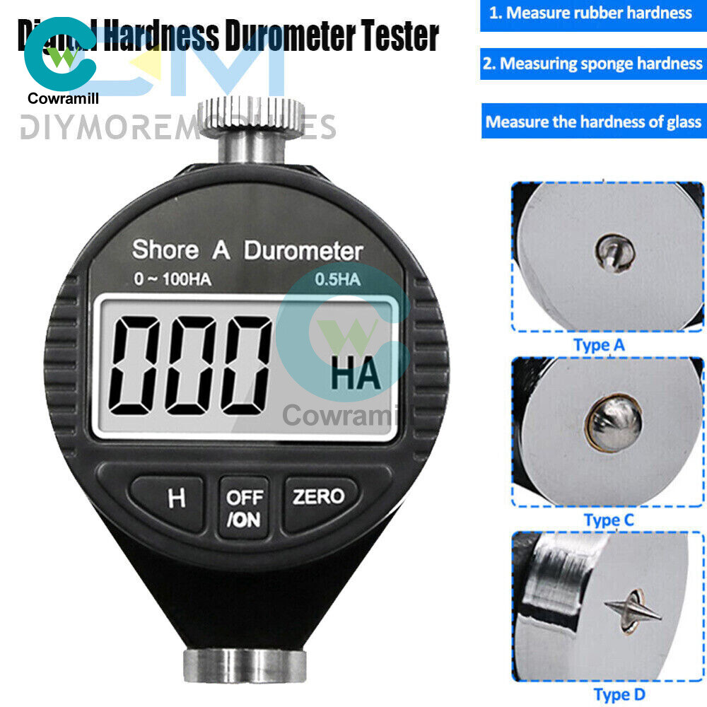 Digital Shore Durometer Sclerometer Hardness Tester Meter Tool for ...