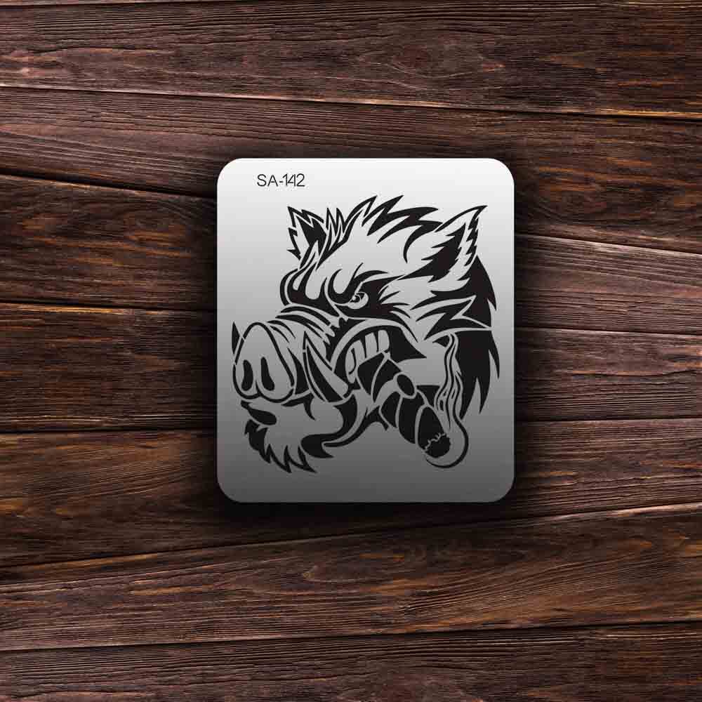 Airbrush Stencils REUSABLE PREDATORS New VINYL OR MYLAR SA142 SA185 | eBay