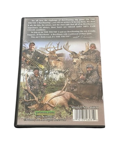 Primos The Truth 3 Bowhunting DVD 20 Bow Hunts (Whitetail- Mule Deer ...