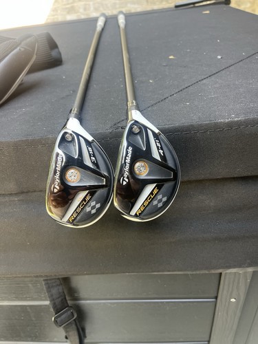 TaylorMade Rescue Dual Hybrid Golf Clubs 18, 21 Right Hand, Stiff ...