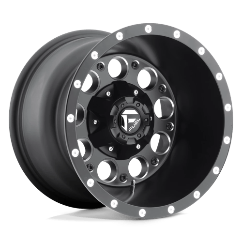 Fuel 1PC Wheels Rim D525 REVOLVER 15X10 6X5.5 ET-43 108CB Matte Black ...