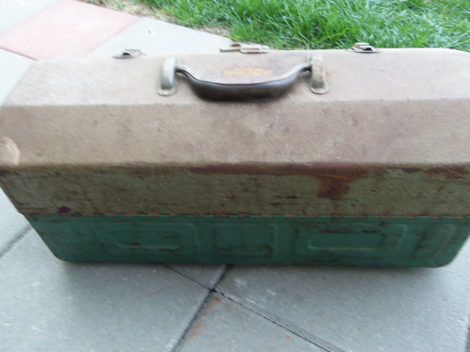 Vintage WALTON PRODUCTS Grip-Loc Steel 21"Long , Tackle Box-Fold Out ...