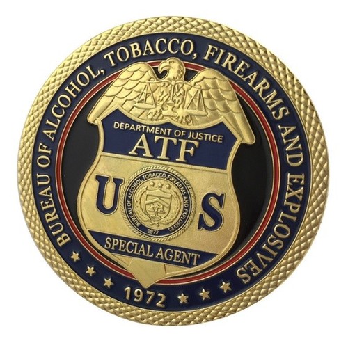 U.S. Bureau of Alcohol Tobacco Firearms & Explosives ATF 1972 | Gold ...