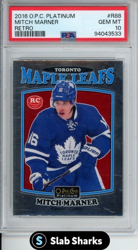 2016 O-PEE-CHEE PLATINUM MITCH MARNER ROOKIE RETRO #R88 PSA 10 | eBay