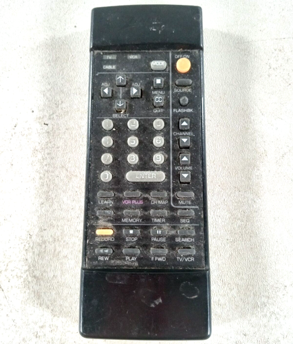 ZENITH TV/VCR Cable Combo Remote Control Black | eBay