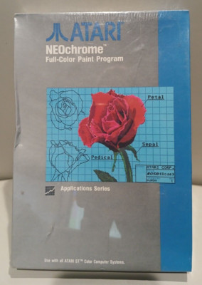 NEOCHROME Atari ST Full Color Paint Program NEW DS5027 on Disk Damaged ...