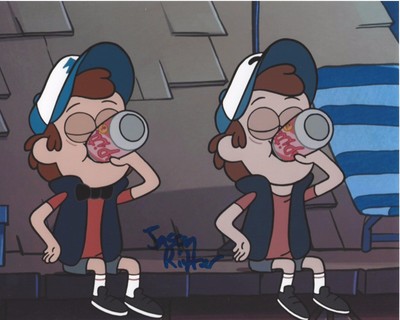 ACTOR JASON RITTER SIGNED 'GRAVITY FALLS' 8x10 PHOTO F W/COA DIPPER ...