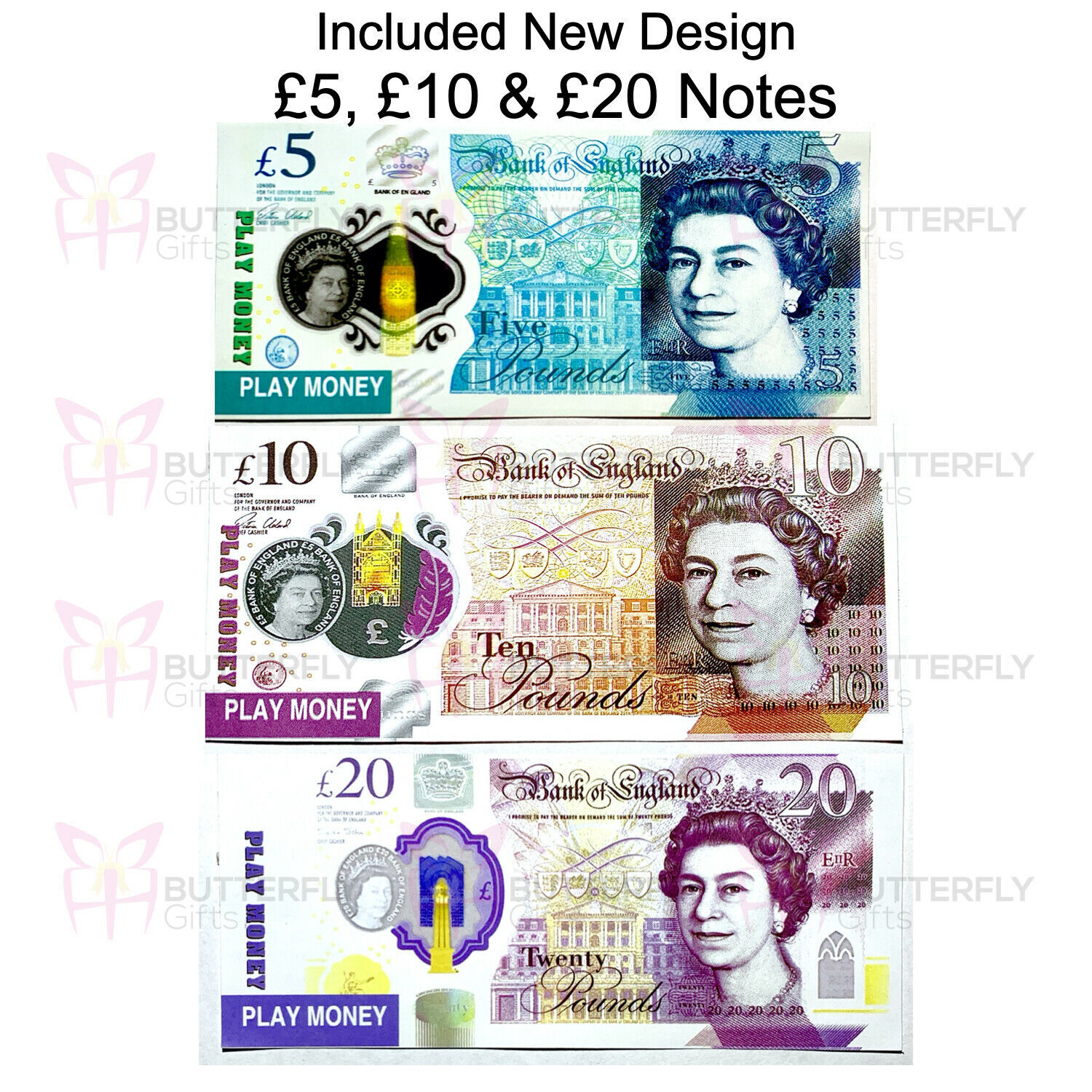 Childrens Kids Pretend Toy Fake Money Role Shops Cash New Notes £ Coins ...